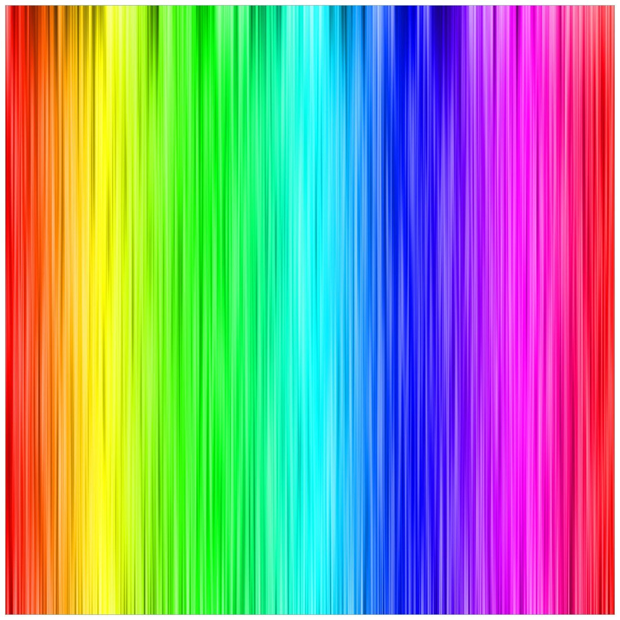 Wallario Möbelfolie Regenbogenmuster Farben Rot Gelb Grün Blau