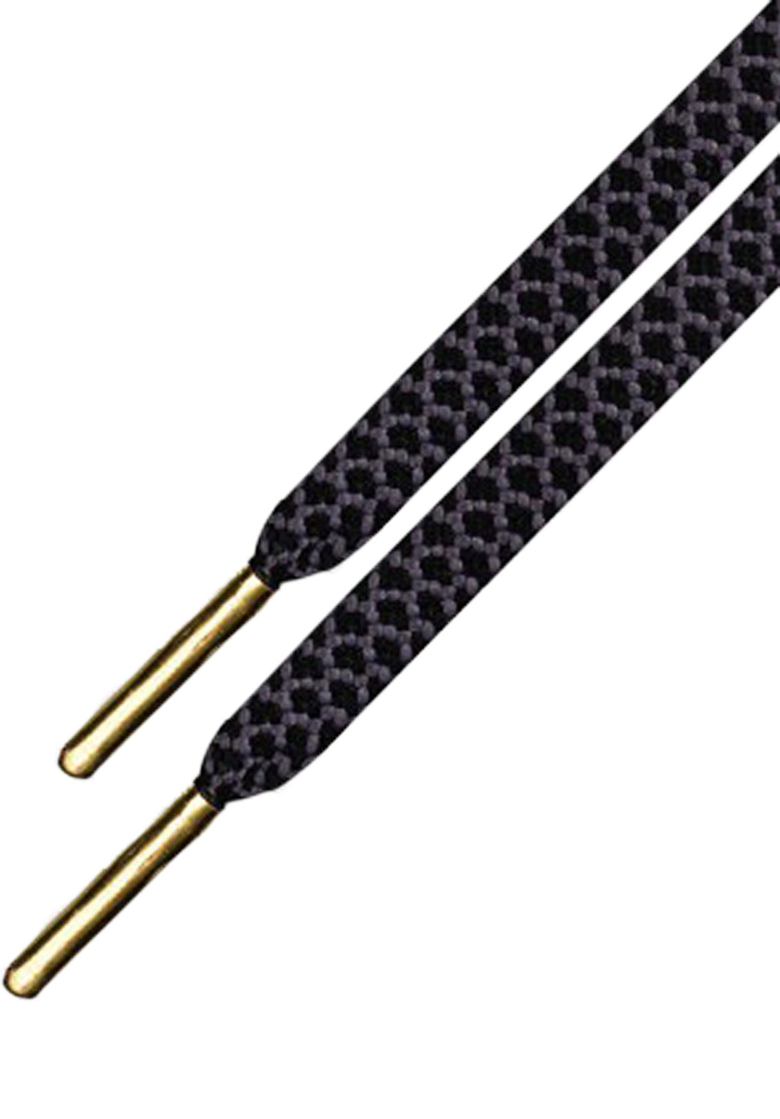 Mr. Lacy Schnürsenkel Sneaker Senkel Rope Flat Gold Tips