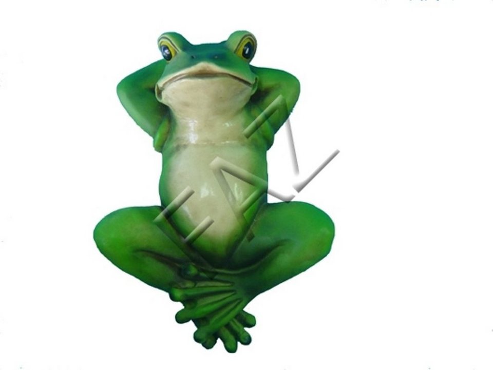 Jvmoebel Gartenfigur Design Frosch Figur Garten Statue Skulptur