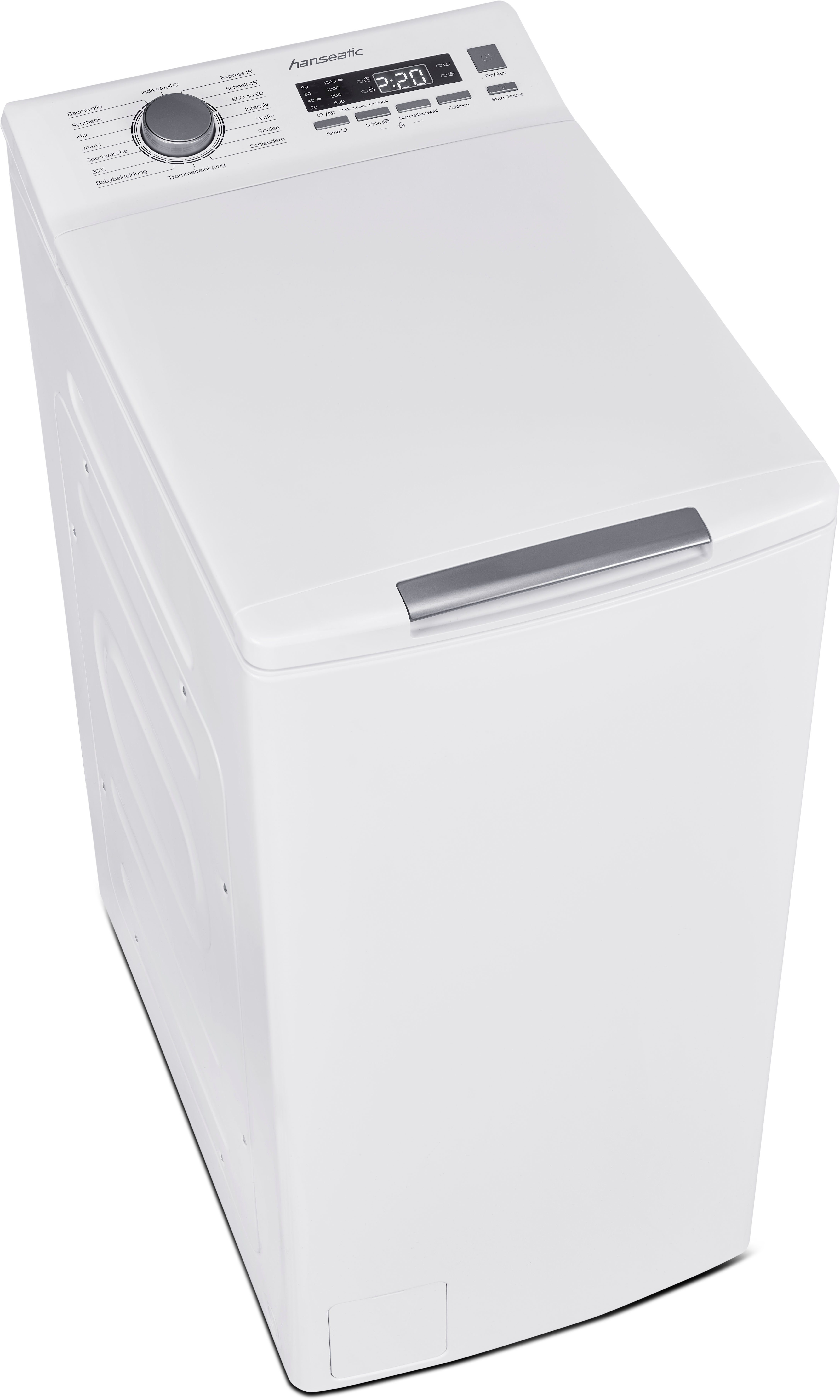 Hanseatic Waschmaschine Toplader HTW7512C, 7,5 kg, 1200 U/min ...