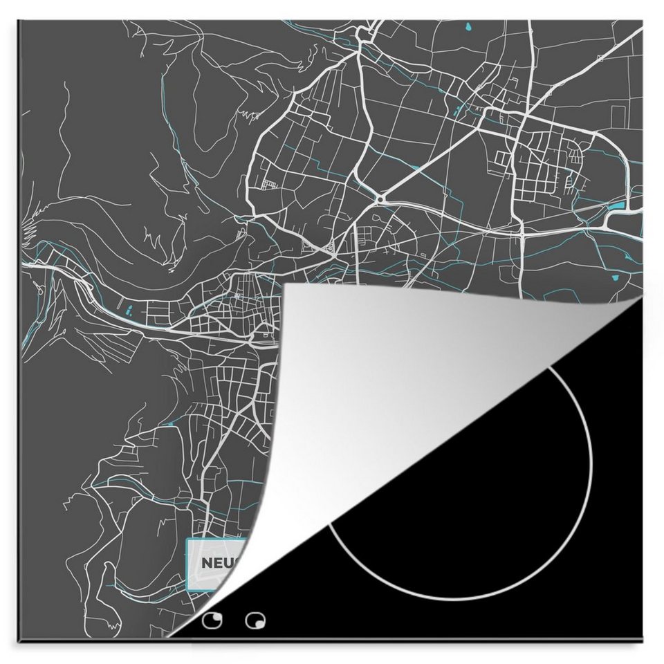 Muchowow Herdblende Abdeckplatte Karte Stadtplan Neustadt An Der