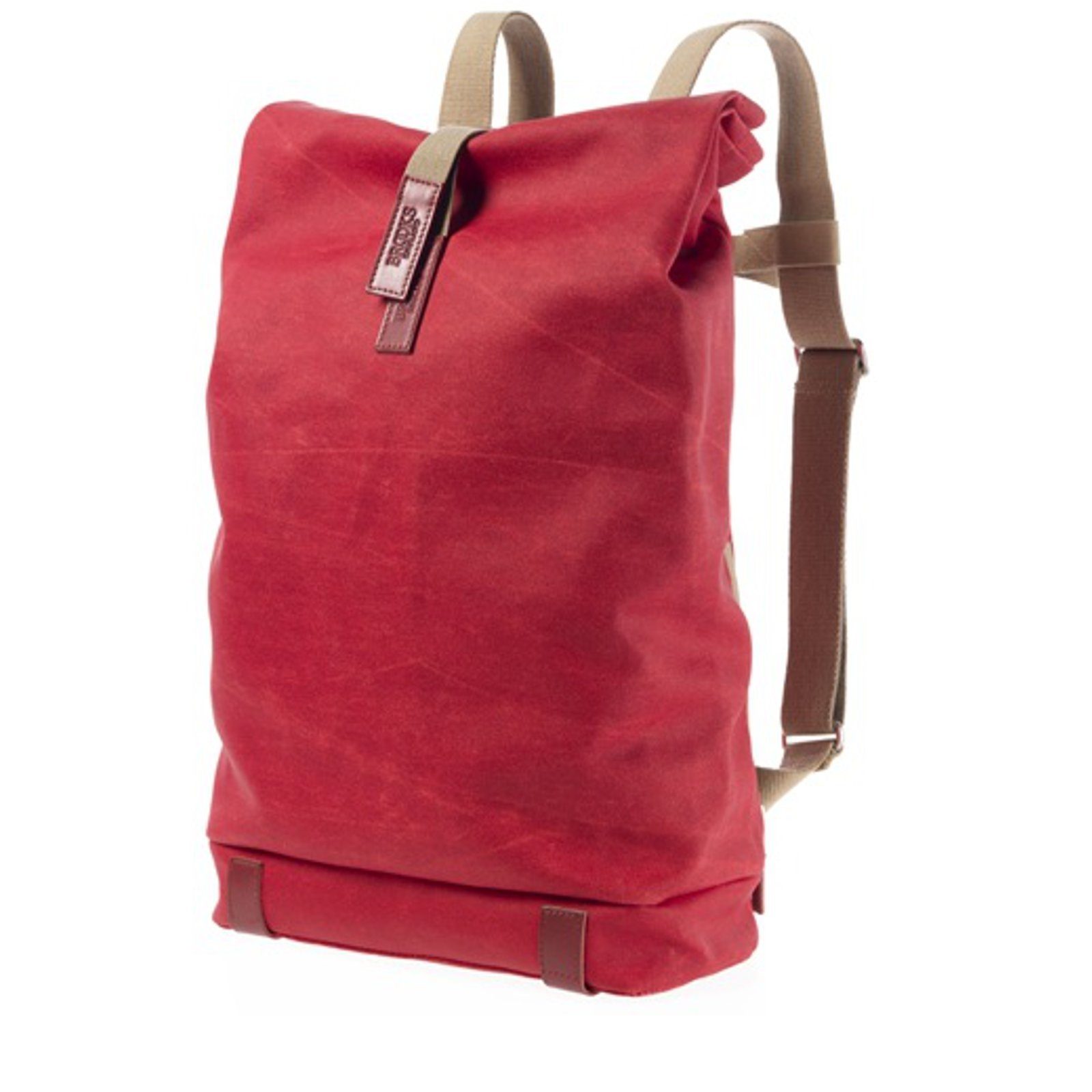 Brooks Rucksack, Vielseitiger Rucksack aus Leinen im Roll-Top-Style