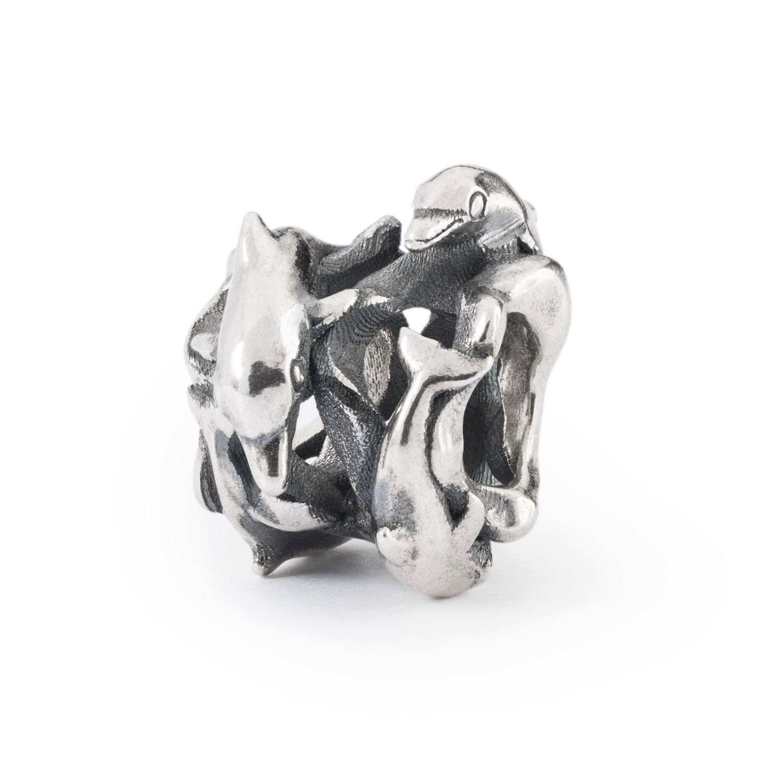 Trollbeads Bead Delphin Familie, TAGBE-30185, Klassische Beads