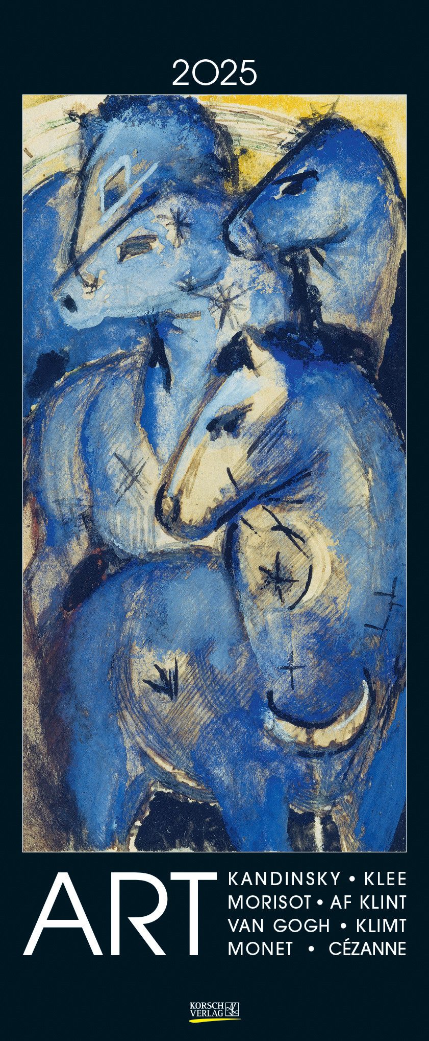 Korsch Verlag Kunstkalender Korsch Verlag Kalender Vertikal Art 2025