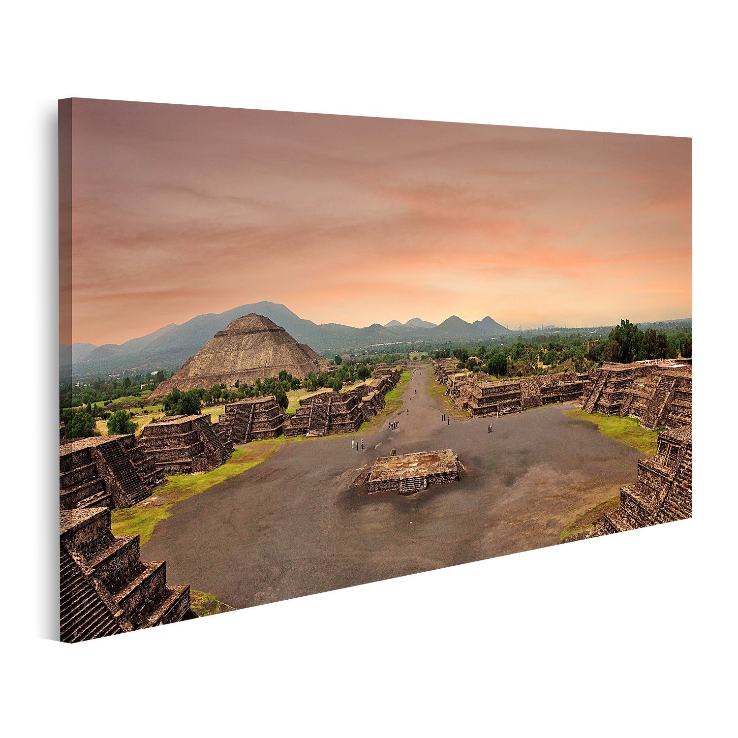 Islandburner Leinwandbild Bild Auf Leinwand Blick Von Der Pyramide Des