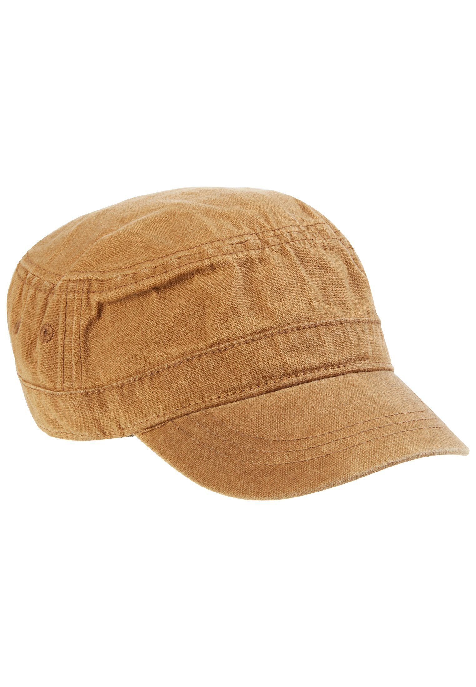 camel active Baseball Cap aus Canvas, Baseballcappy, Baseball Kappe