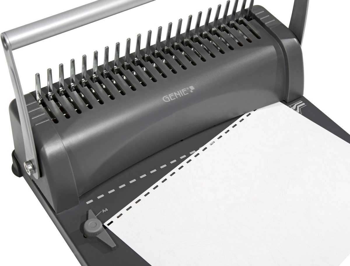 GENIE Bindegerät Spiralbindegerät CB850 grau