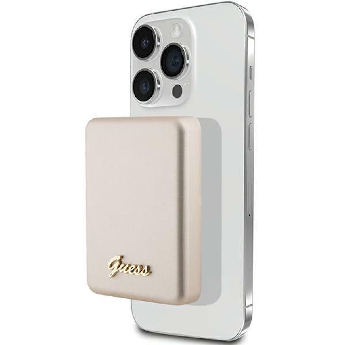 Guess Smartphone Hülle Guess Magsafe Powerbank 3000 Mah Mit Kabel