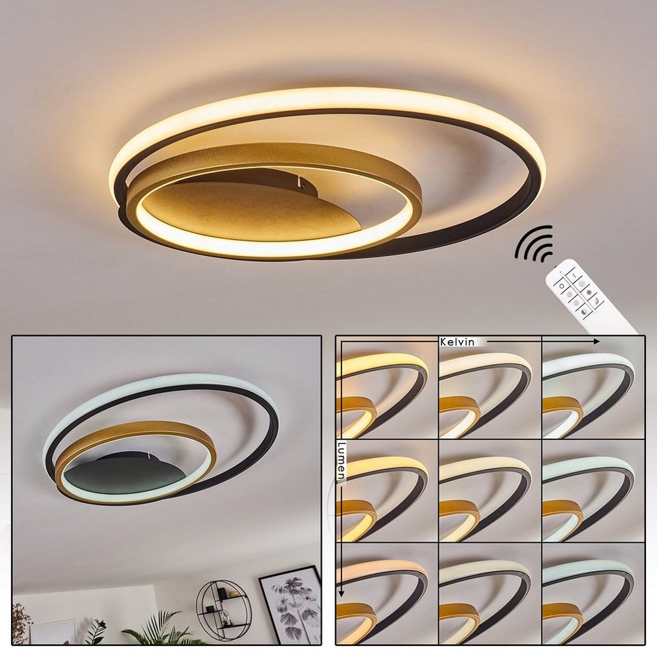 Hofstein Deckenleuchte Longa Dimmbare Deckenlampe Aus Metall