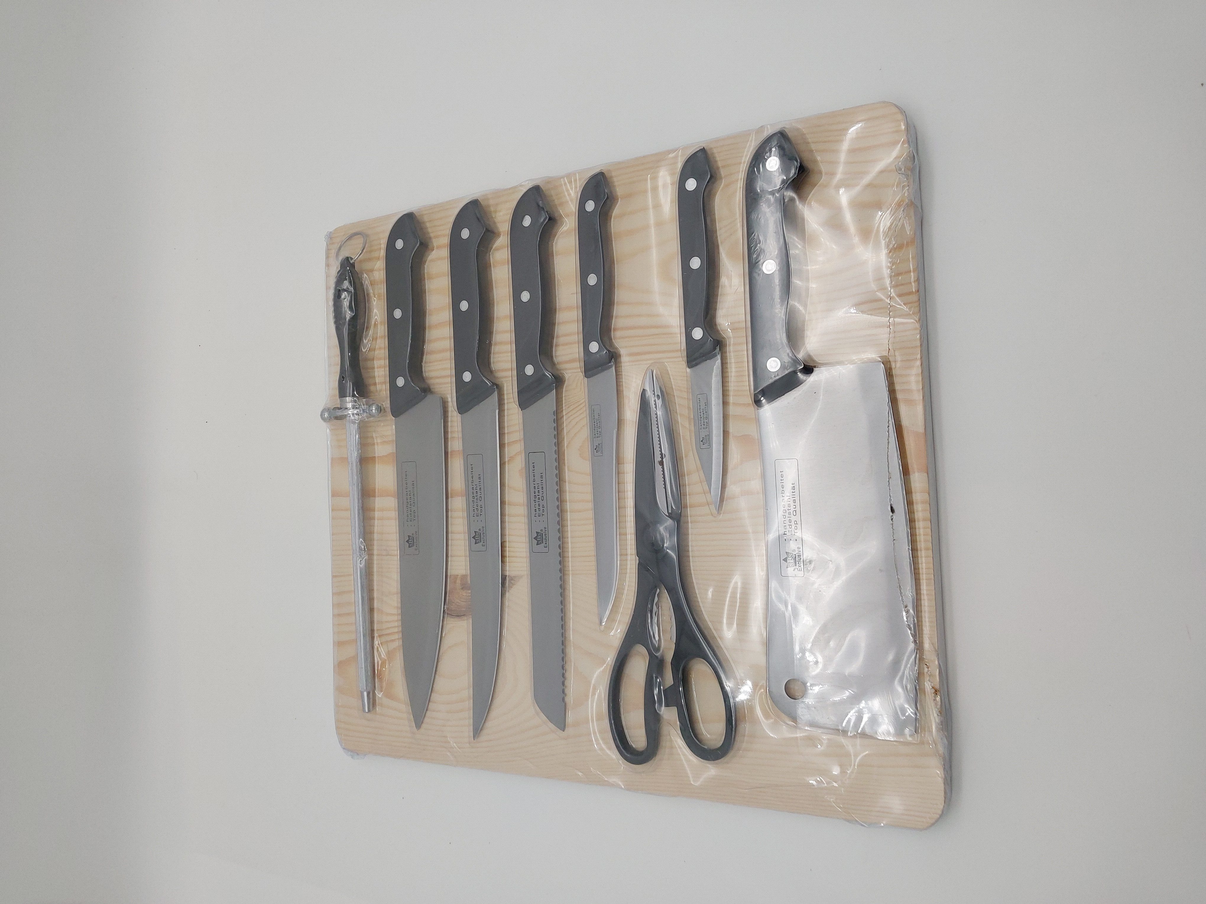 Roland Germany Messer Set Messer Set Mit Schneidebrett 8 Tlg 8 Tlg