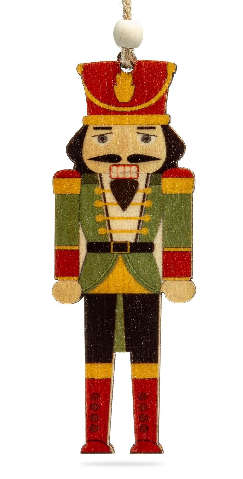 SIKORA Christbaumschmuck BS697 Nussknacker Holz Figur Weihnachtsbaum ...