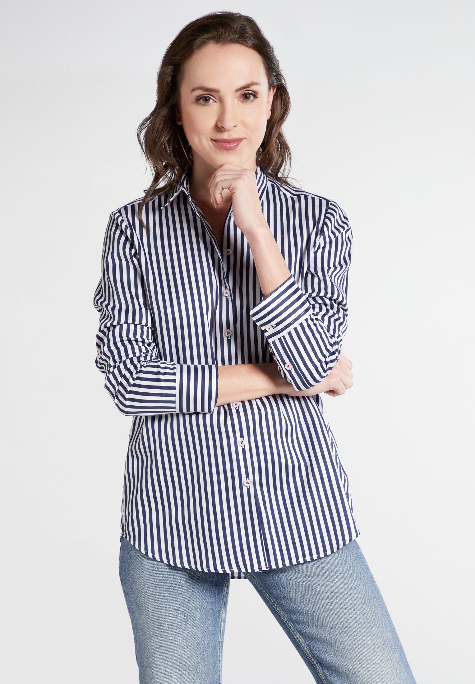 Eterna Langarm Bluse Modern Classic Online Kaufen Otto