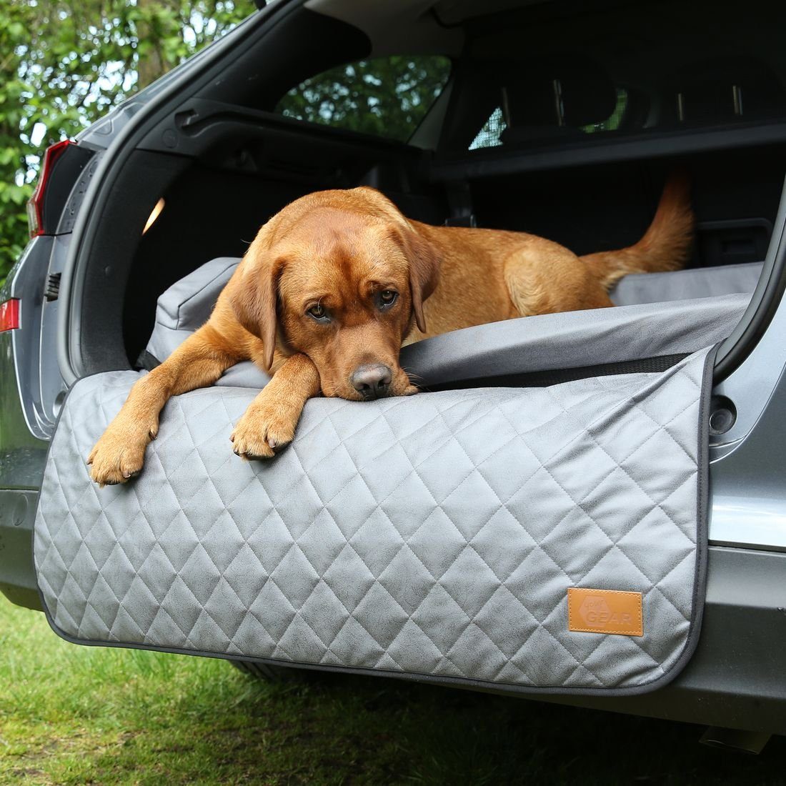 yourGEAR Tierbett your GEAR Termoli 100x70cm Hundebett Auto Kofferraum ...
