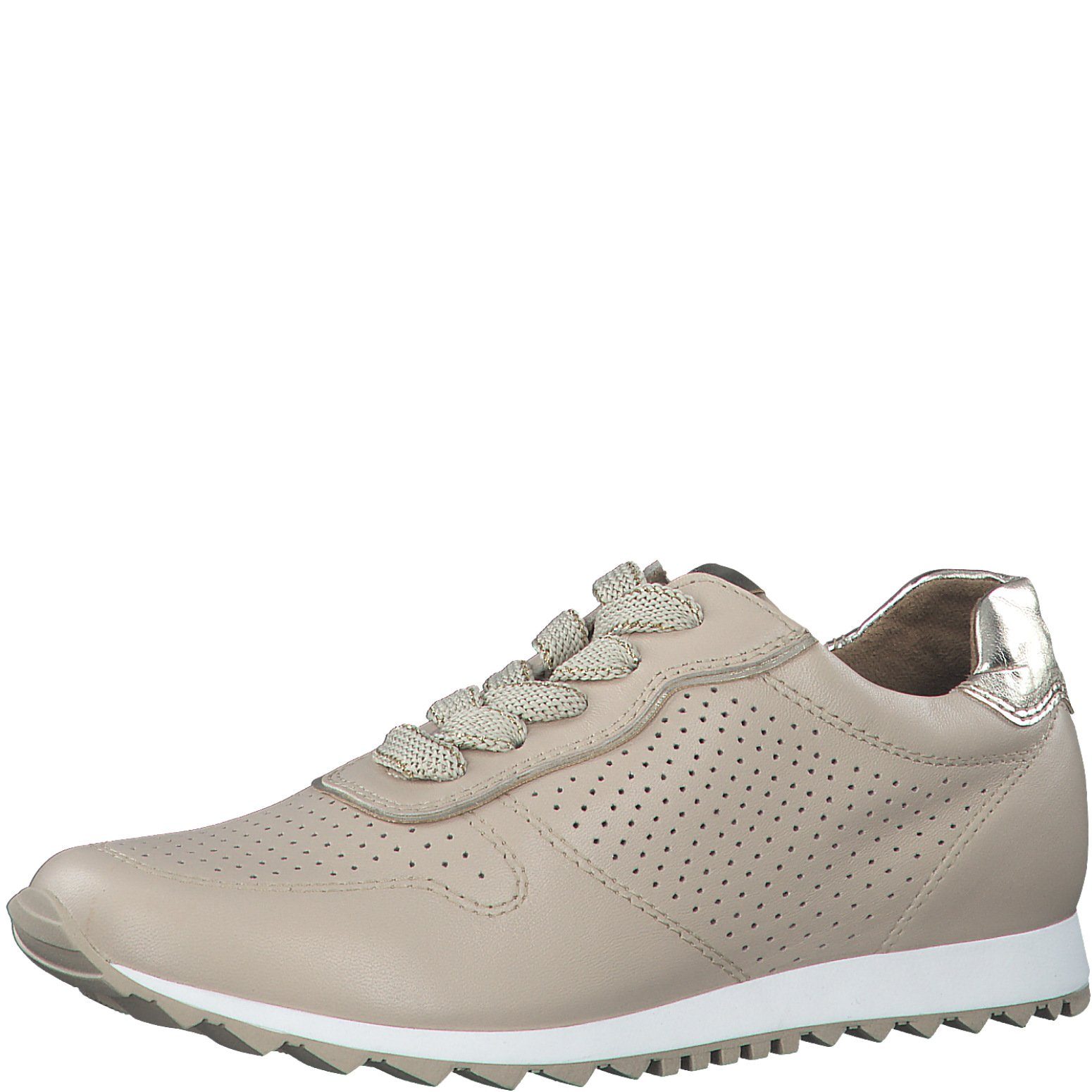 Tamaris Tamaris Damen Leder Sneaker beige gold Sneaker, Sneaker Med