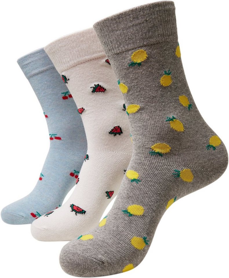 Urban Classics Freizeitsocken Accessoires Recycled Yarn Fruit Socks 3