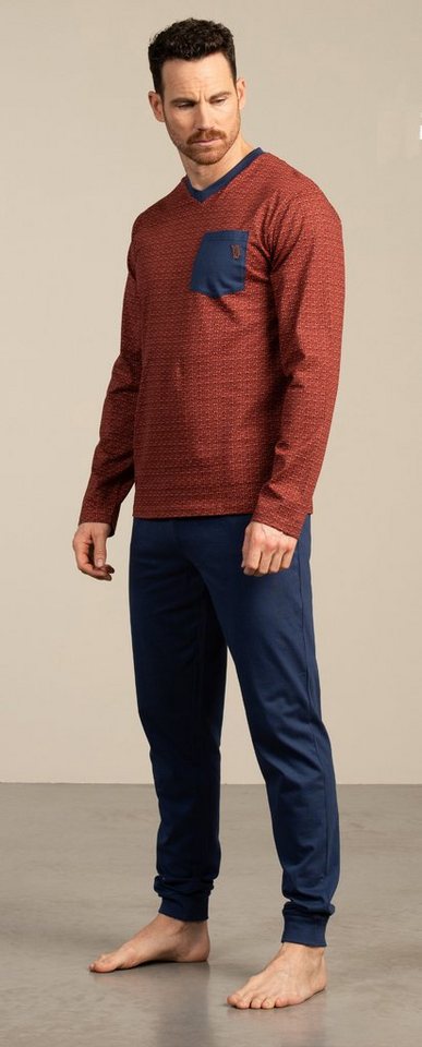 Eskimo Pyjama Eskimo Herren Schlafanzug (2 tlg) Baumwolle, Mit einem V ... Eskimo Pyjama Eskimo Herren Schlafanzug (2 tlg) Baumwolle, Mit einem V ...