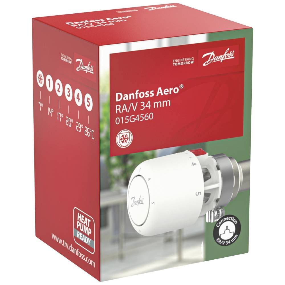 Danfoss Heizkörperthermostat Thermostatkopf Aero RA/V, Danfoss Typ: RA/V