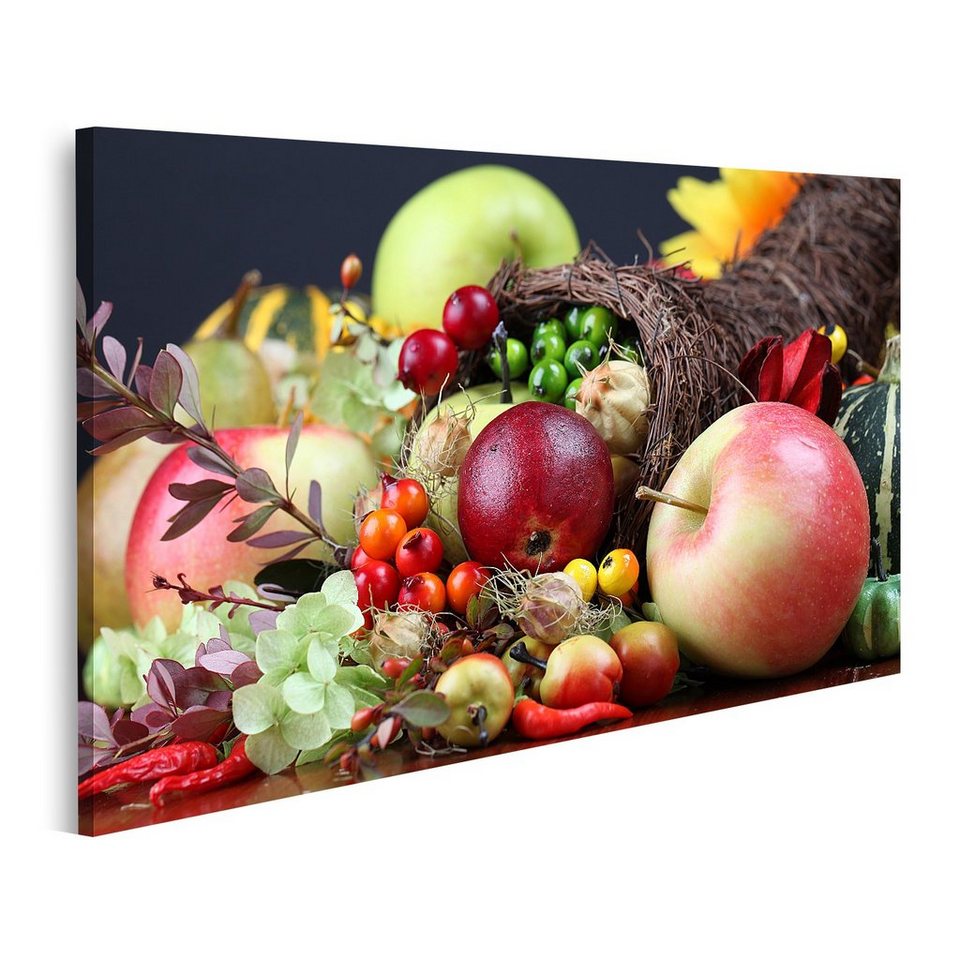 Islandburner Leinwandbild Bild Auf Leinwand Herbst Cornucopia Symbol