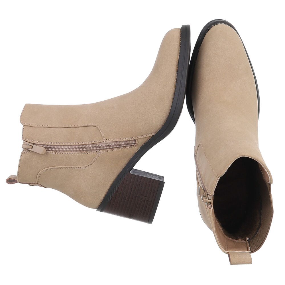 Ital-Design Eleganter Chelsea-Boot mit Absatz für Alltag und Freizeit ...