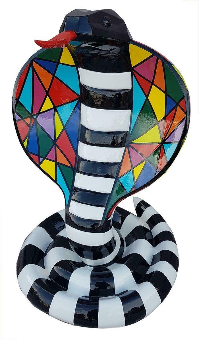 Jvmoebel Dekoobjekt Designer Abstrakte Moderne Figur Schlange Kobra