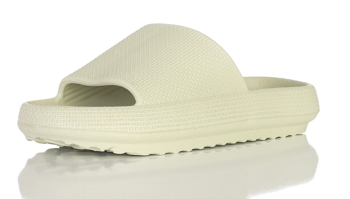 simaranda Herren Damen Schlappen 4446 42-43 Hellgrau Schlappen