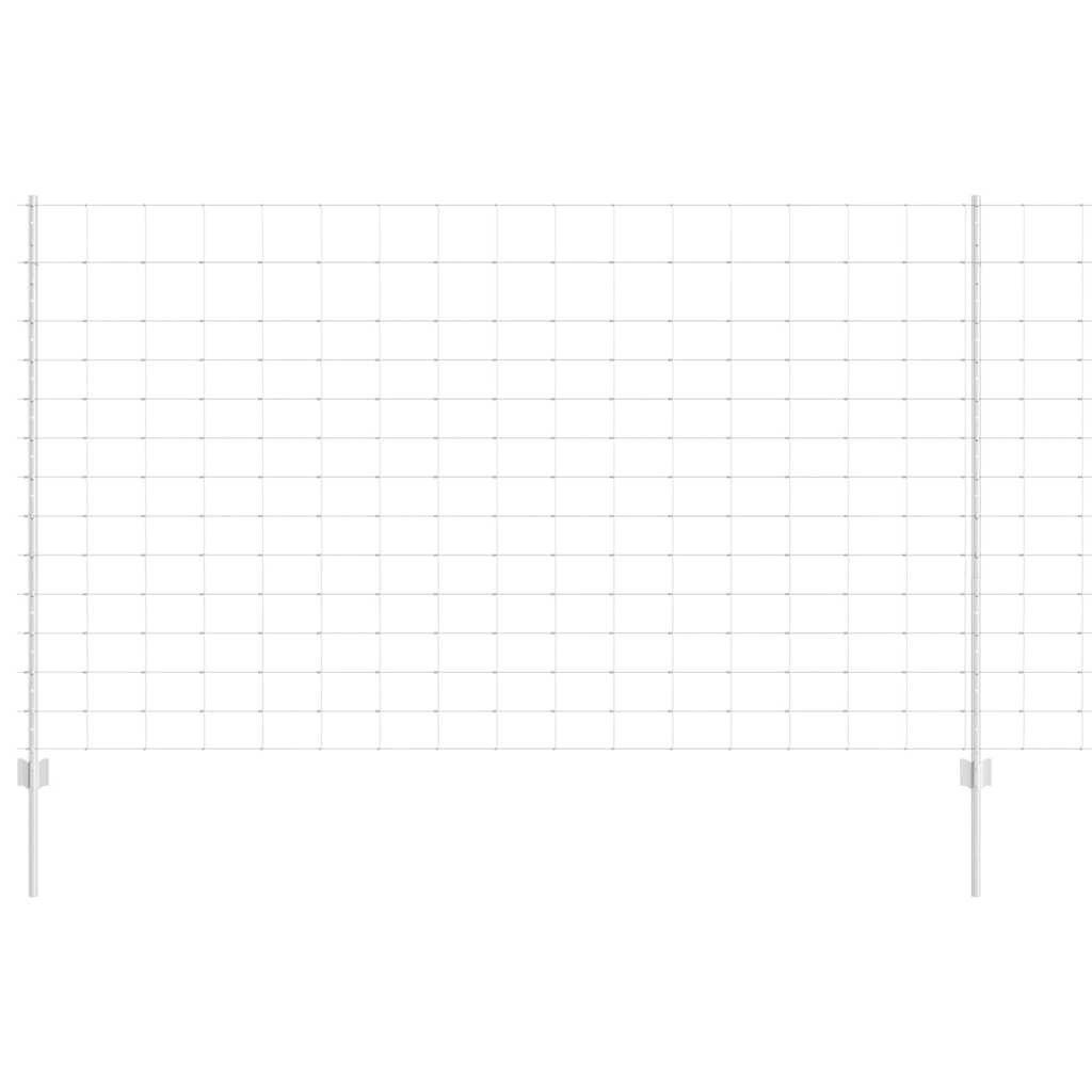 vidaXL Gartenzaun Wildzaun mit Pfosten 50 x 1,4 m (B x H ...