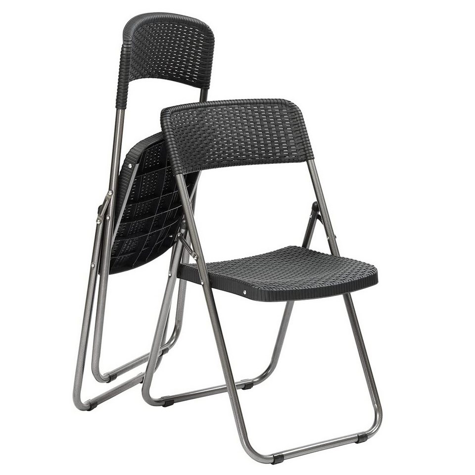 Sekey Klappstuhl Gartenstuhl Klappbar Polyrattan Klappstuhl Balkon 200
