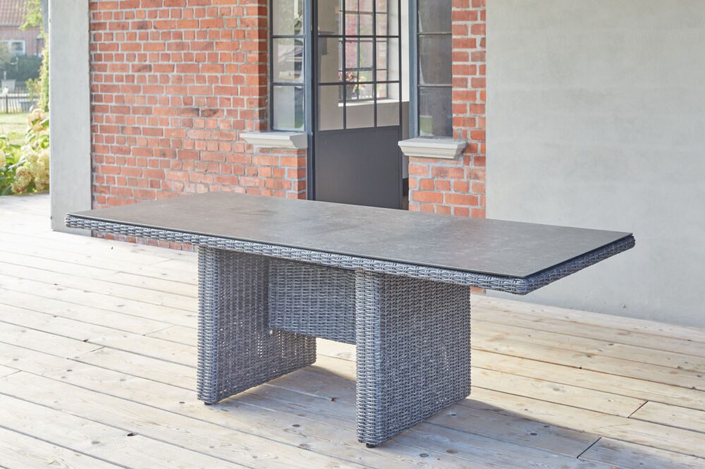 Ploß Gartentisch Comfort Rocking, Tischplatte auf Glas