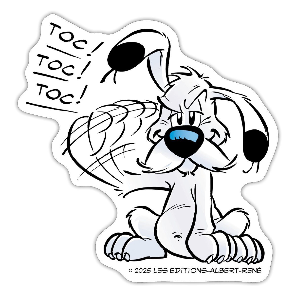 Spreadshirt Aufkleber Asterix & Obelix Idefix Klopft Toc Toc Toc ...