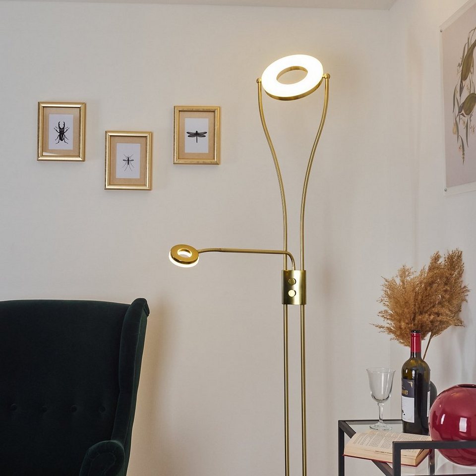 Hofstein Stehlampe Caualo Led Stehleuchte Bodenlampe Metall
