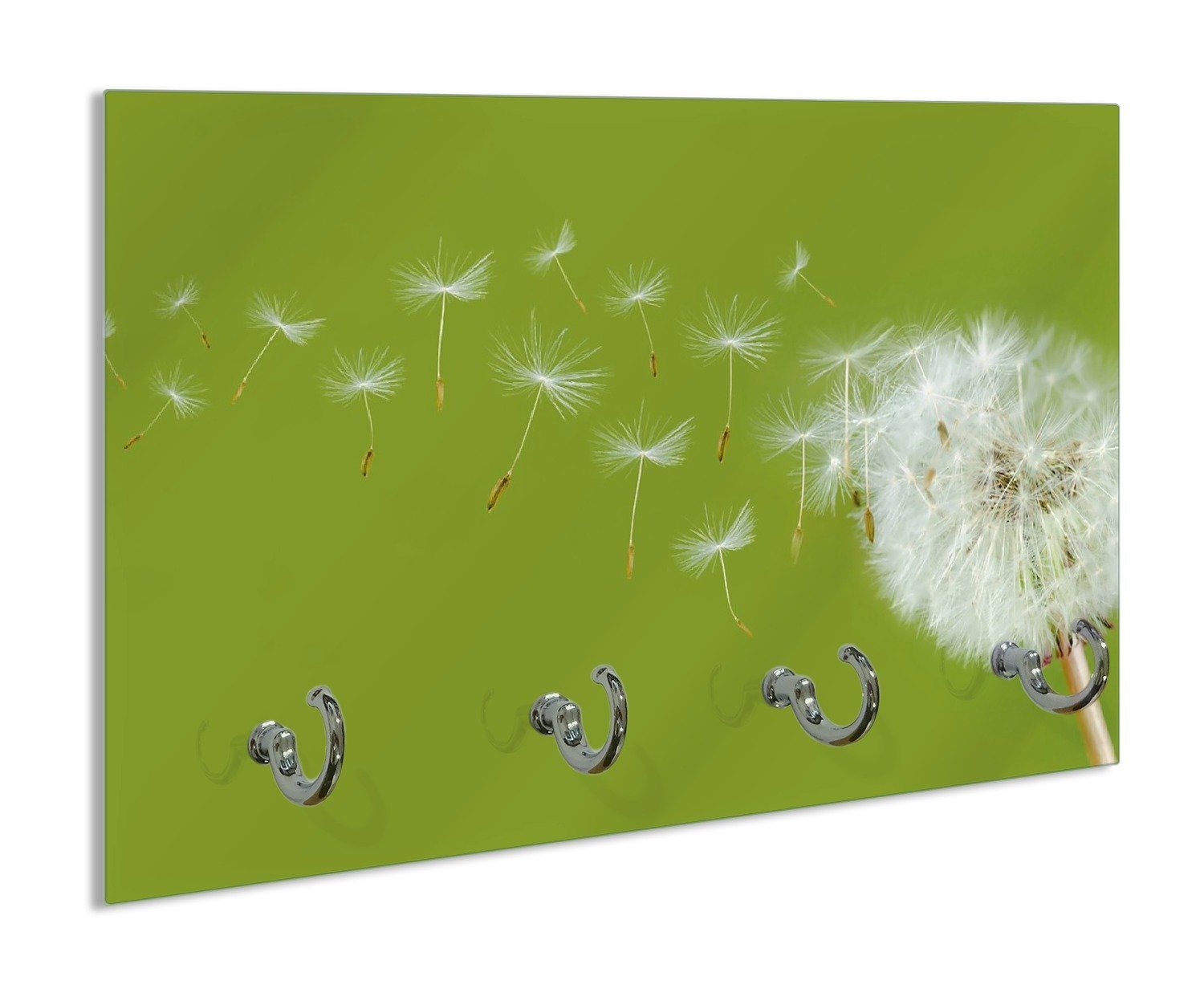 Wallario Schlüsselbrett Pusteblume Auf Der Wiese Mit Fliegenden Samen