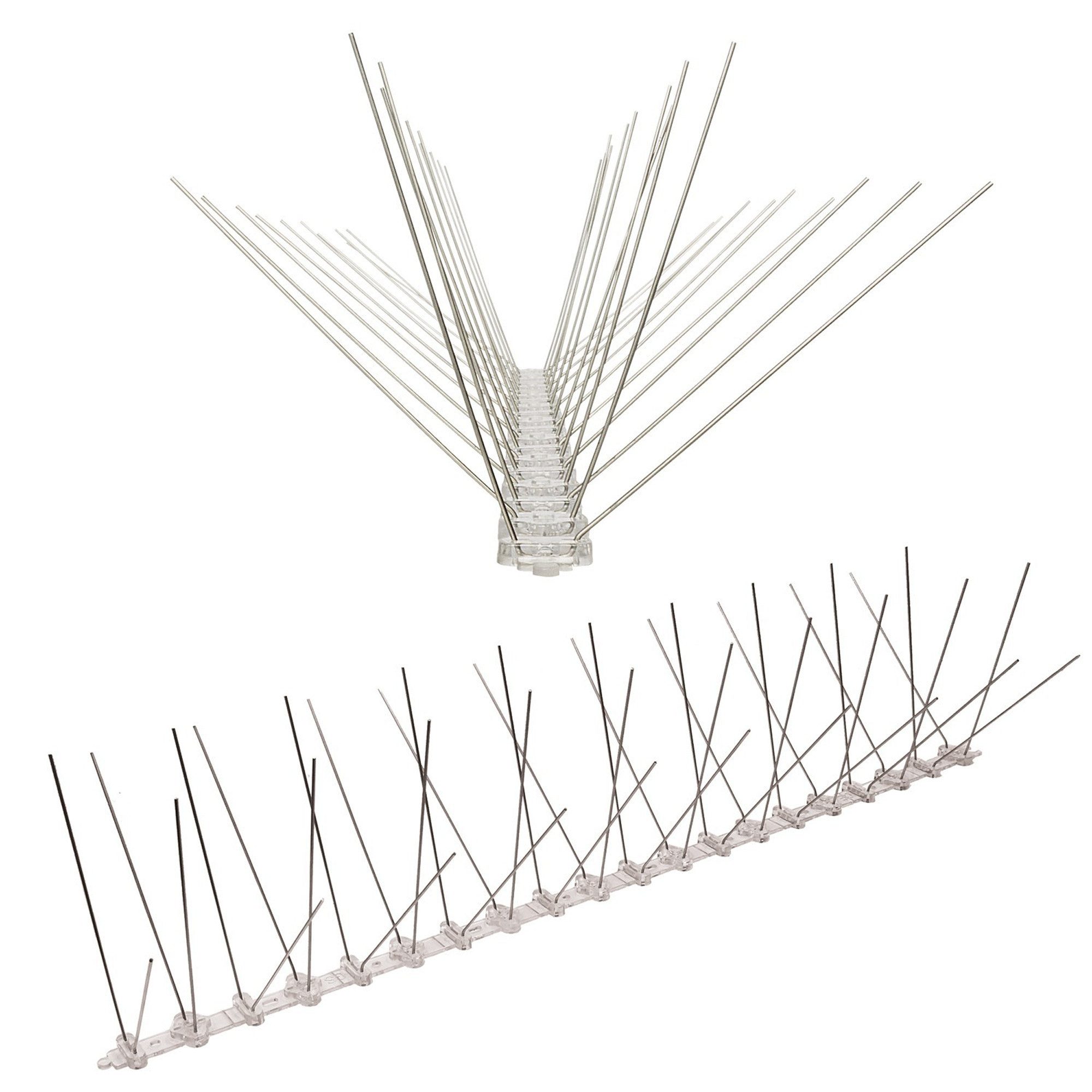 PestSystems Taubenspikes 1 Meter (2 x 0,5m) Taubenspikes 3-reihig ...