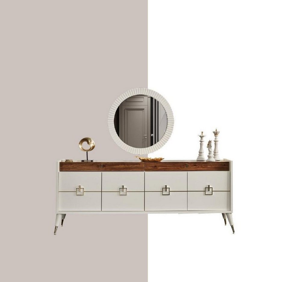 Jvmoebel Sideboard Sideboard Spiegel Wohnzimmer Designer Luxus Kommoden