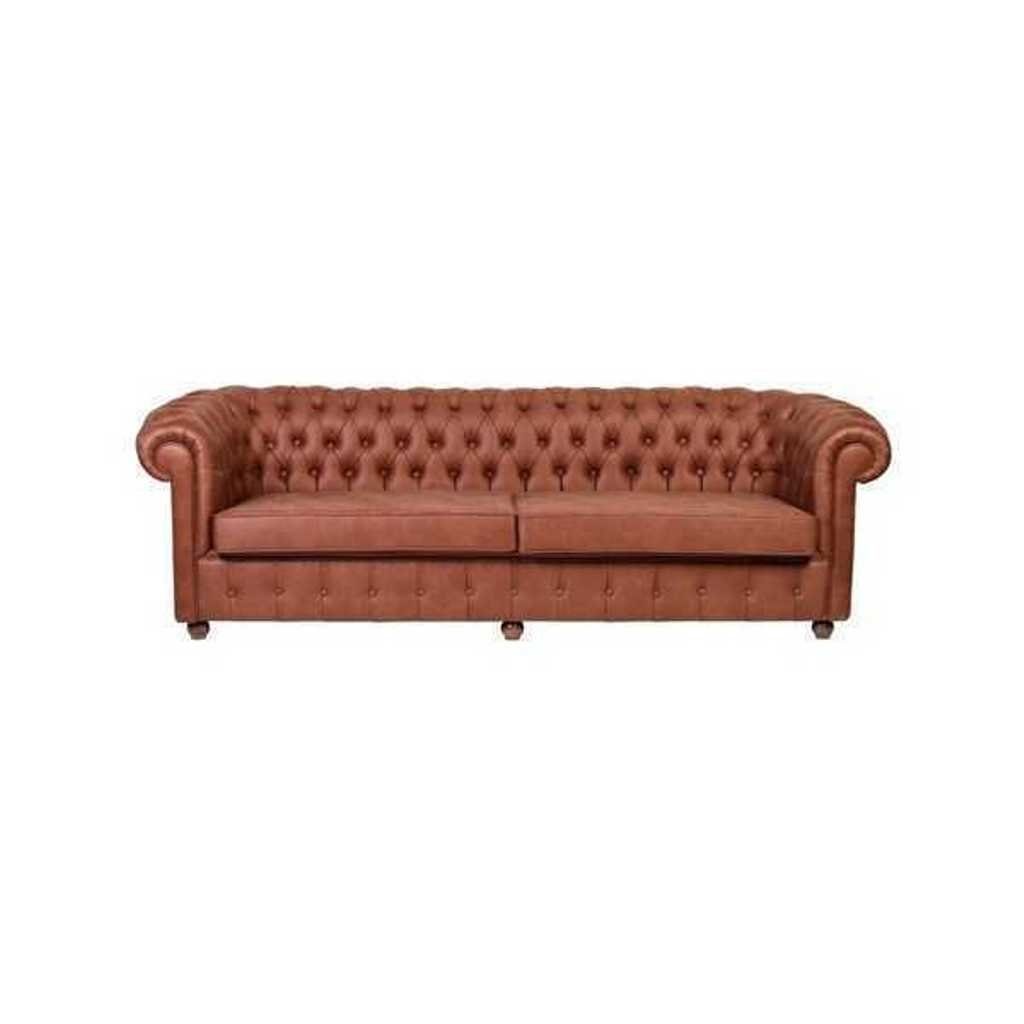 Jvmoebel 3 Sitzer Brauner Dreisitzer Chesterfield 3 Er Wohnzimmer Couch