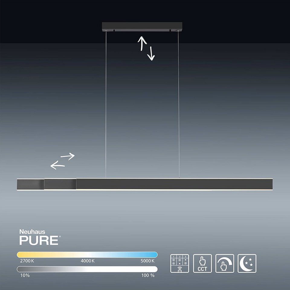 Paul Neuhaus Led Pendelleuchte Pure Lume Höhenverstellbar Cct
