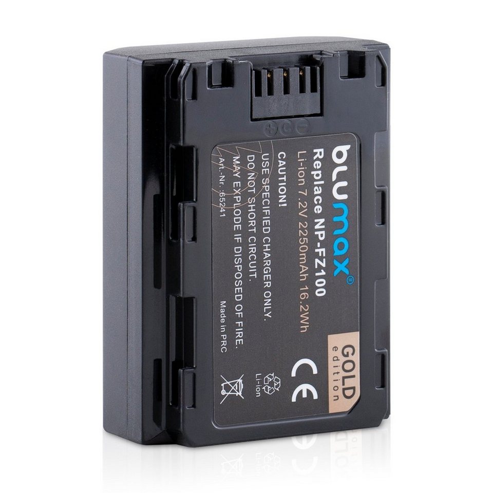 Blumax Akku passend für Sony FZ-FZ100 2250 mAh (7,2V) Kamera-Akku Blumax Akku passend für Sony FZ-FZ100 2250 mAh (7,2V) Kamera-Akku