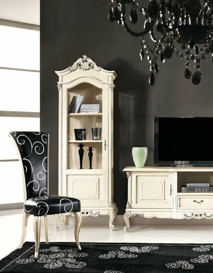 Jvmoebel Wohnzimmer Set Klassische Wohnwand Set Vitrine Rtv Sideboard
