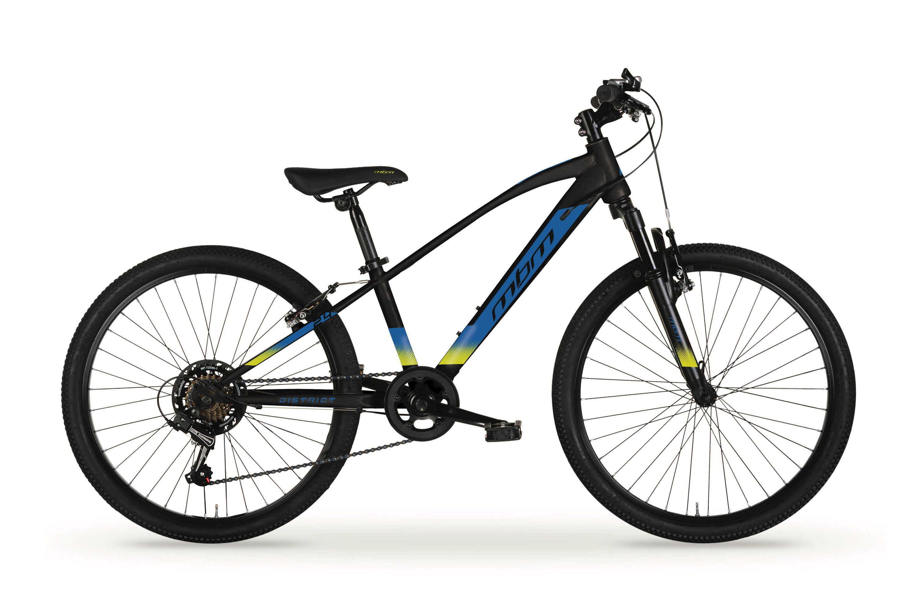 MBM Jugendfahrrad, 6 Gang, Kettenschaltung, Mountainbike District Boy ...