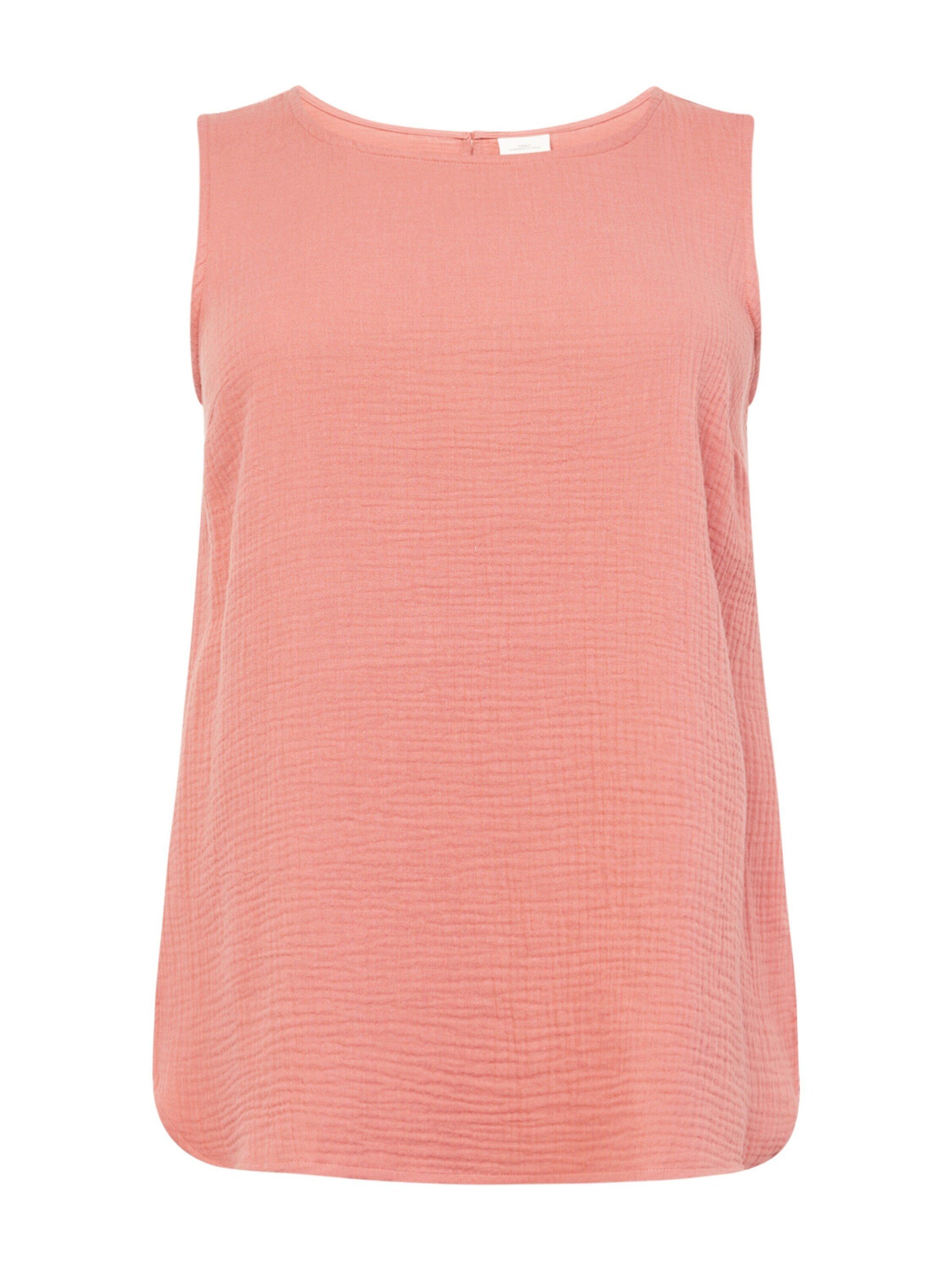 Only Carmakoma Blusentop Theis 1 Tlg Cut Outs Abgesteppter Saumkante