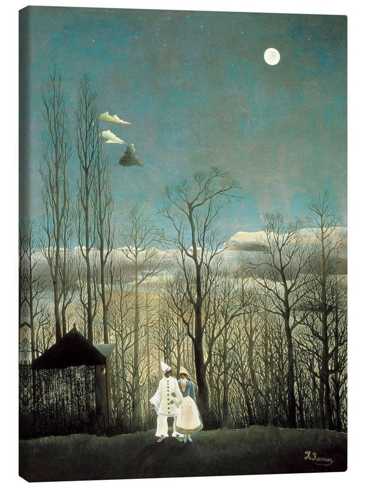 Posterlounge Leinwandbild Henri Rousseau Karnevals Abend Wohnzimmer