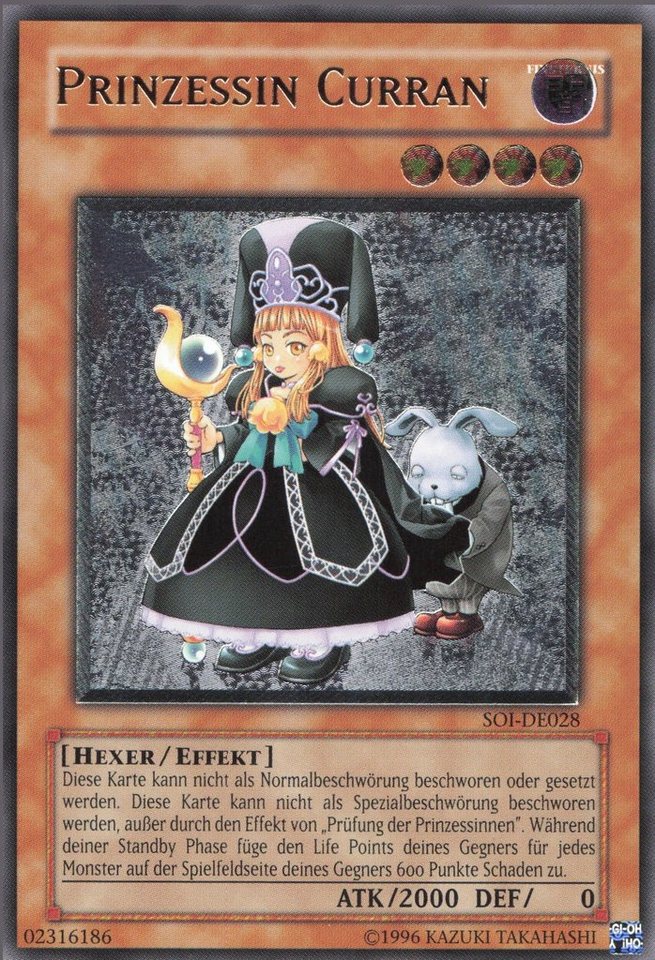 Recollectibles Sammelkarte Yugioh Karte Prinzessin Curran V 2 Yu Gi