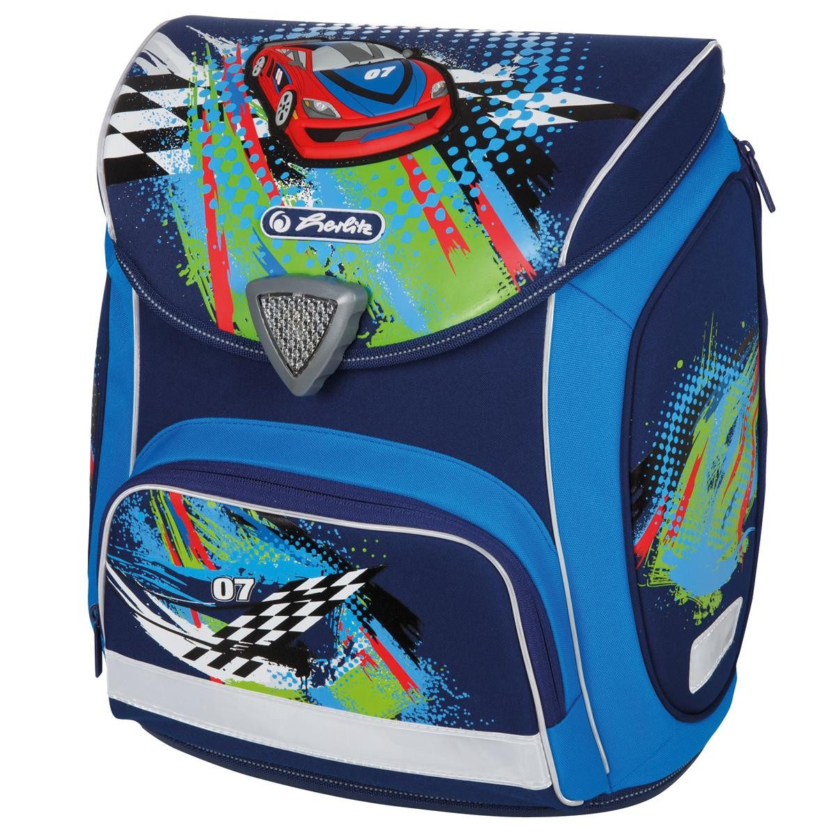 Herlitz Schulranzen Schulranzen Set "Rennwagen" / mit Sportbeutel ...