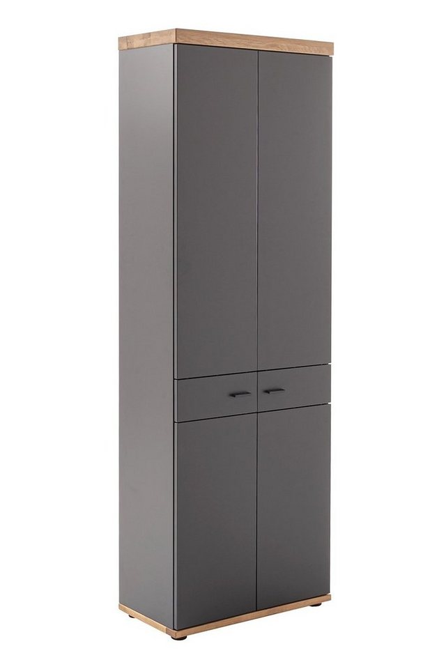 Mca Furniture Garderobenschrank Bogota Anthrazit Braun