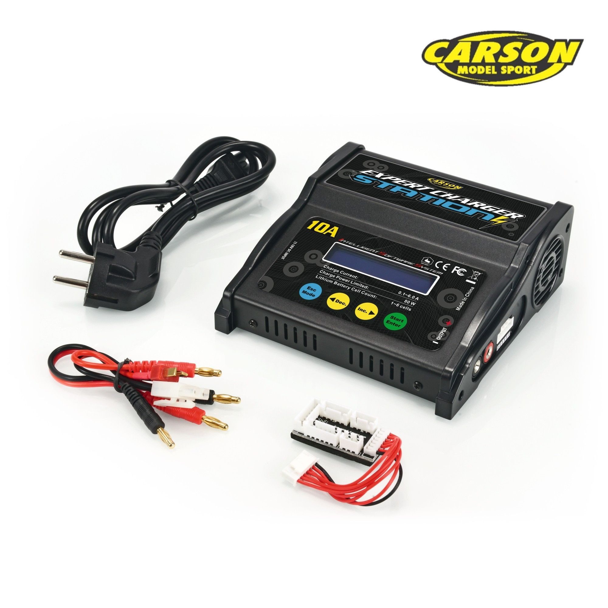 CARSON Carson Expert Charger Station 10A 230V Ladegerät RC-Ladegerät