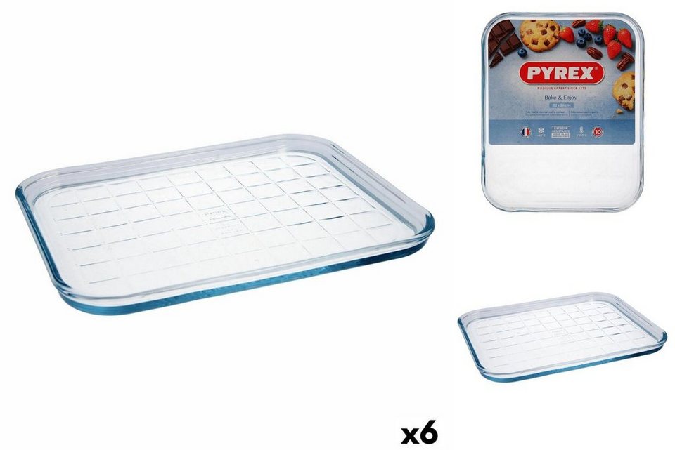 Pyrex Backform Pyrex Backform Classic Eben 33 X 27 X 2 Cm Durchsichtig