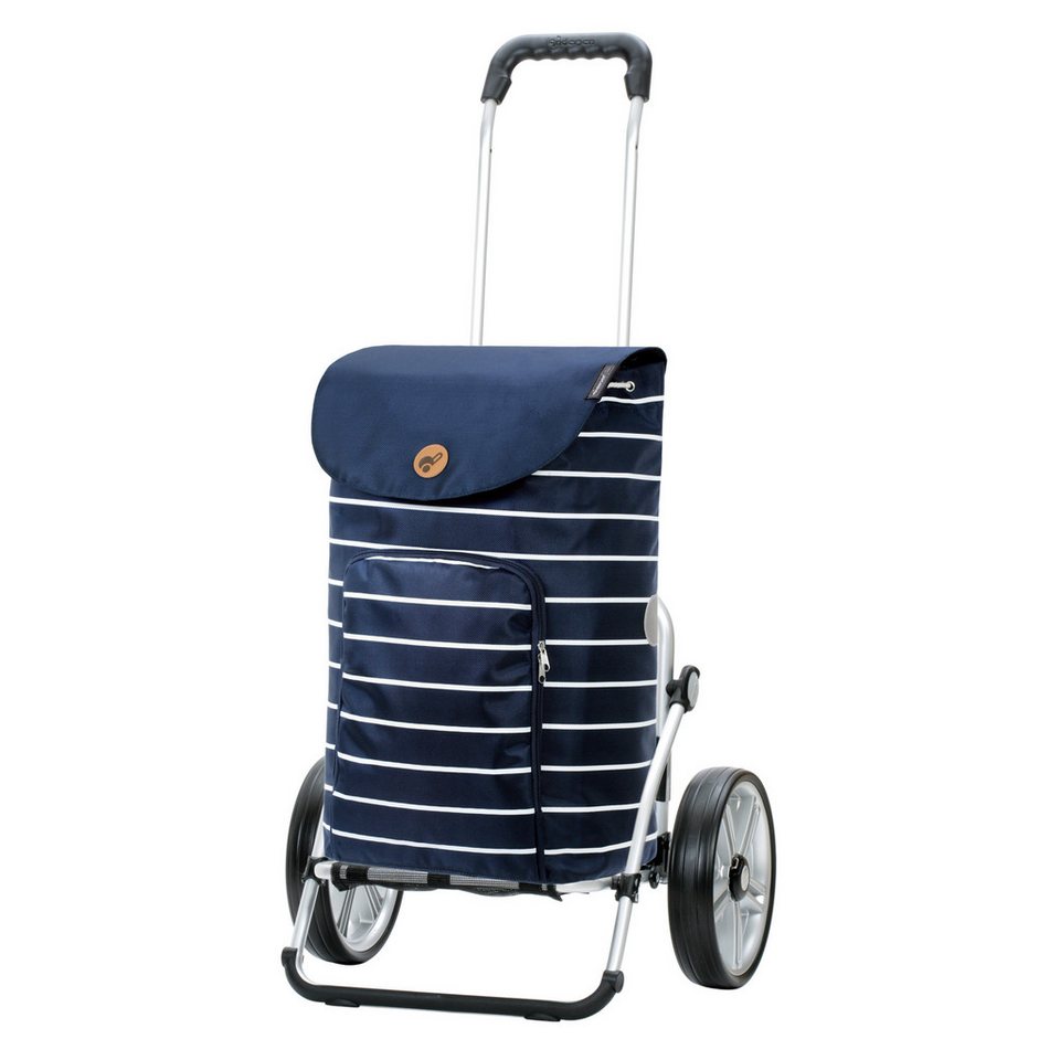 Andersen Einkaufstrolley Royal Shopper Mia Blau Klappbare Ladefläche
