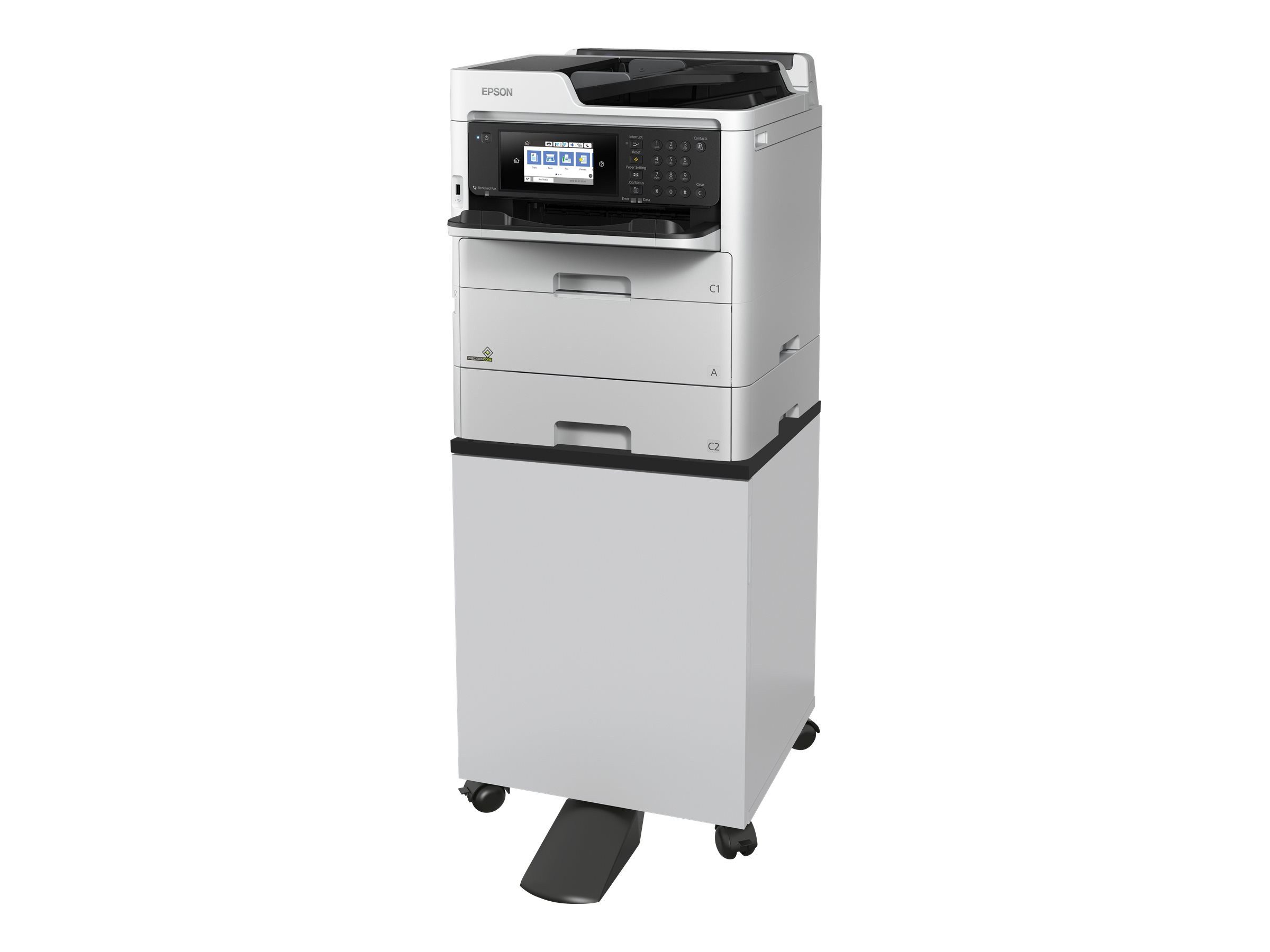 OKI Oki MC883dnv A3 Farblaserdrucker/Scanner/Kopierer/Fax/4. Papierfach ...