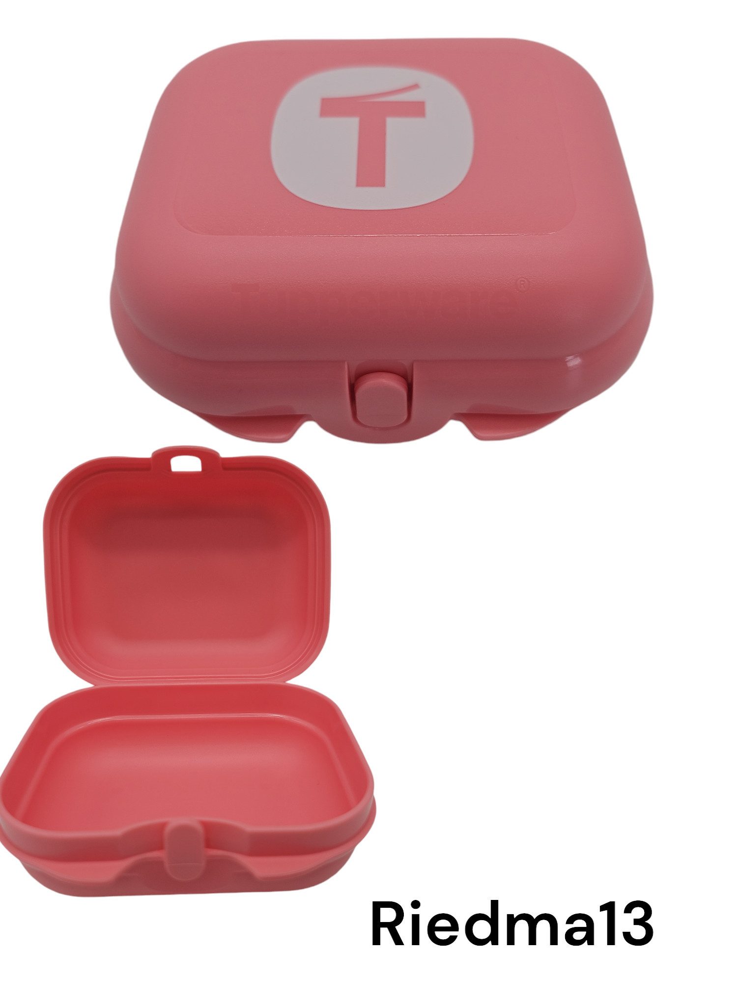 TUPPERWARE Vorratsdose Tupperware Mini Twin Dose in rosa