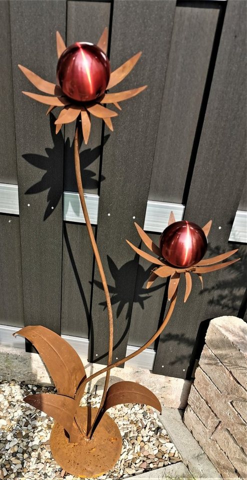 Jürgen Bocker Garten Ambiente Gartenstecker Skulptur Blume Milano