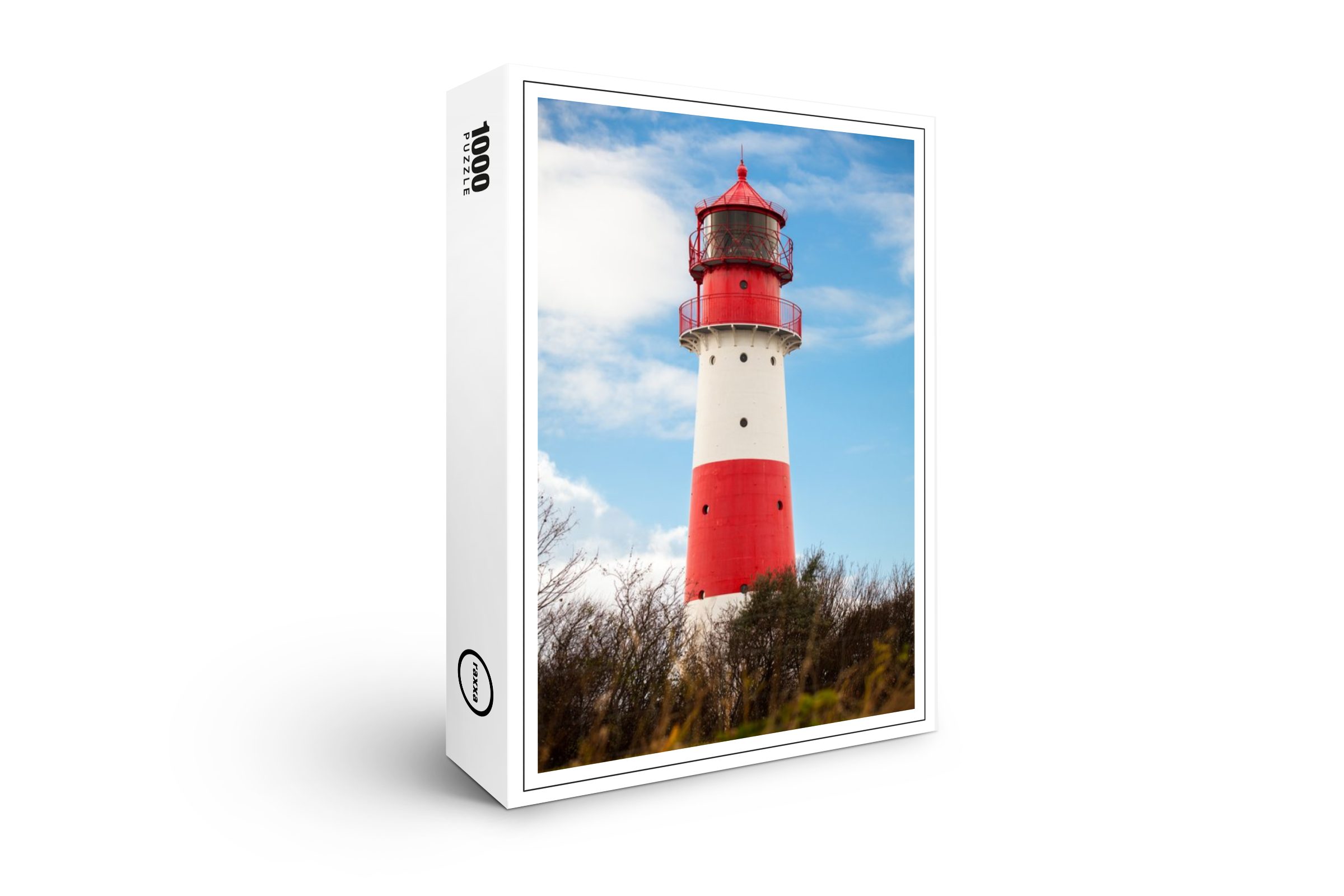 raxxa Puzzle Premium-Puzzle "Leuchtturm in dünen", FSC®, 1000 Puzzleteile